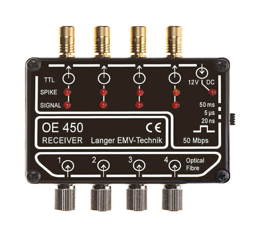 Langer EMV - OSE 450 set, Tastkopf 4-kanalig, 50 Mbps